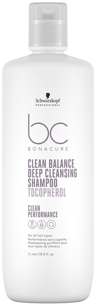 Schwarzkopf BC Bonacure Clean Balance Deep Cleansing Shampoo ...