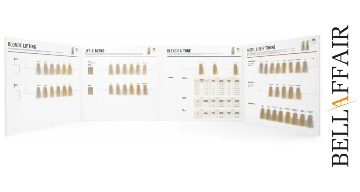 Schwarzkopf BLONDME Colour Chart | BellAffair.com